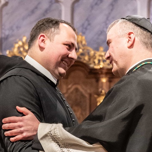 Abt Patrick bei der Amtseinführung / Edgar Knaack